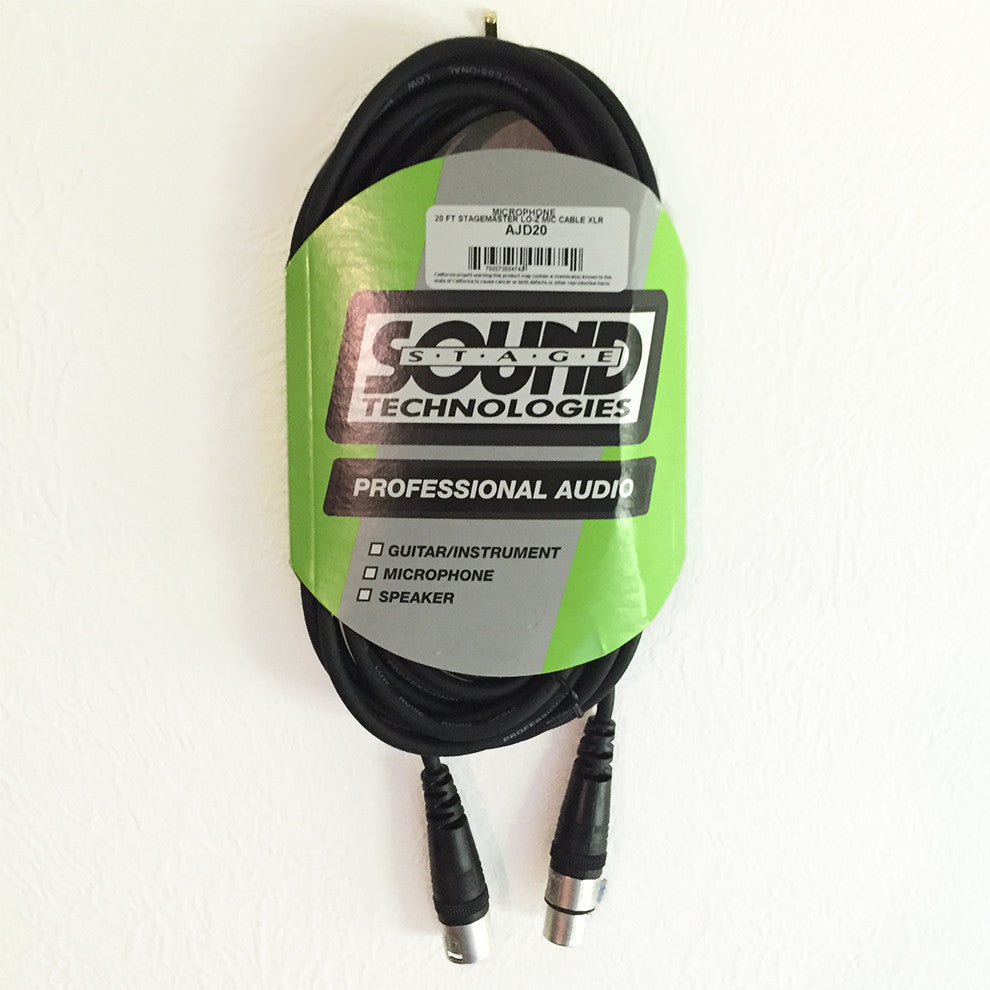 Sound Stage Tech Microphone Cable - Small Box Music - Buy Online